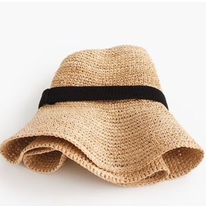 J. Crew | Accessories | J Crew Nwt Packable Straw Hat Tan | Poshmark